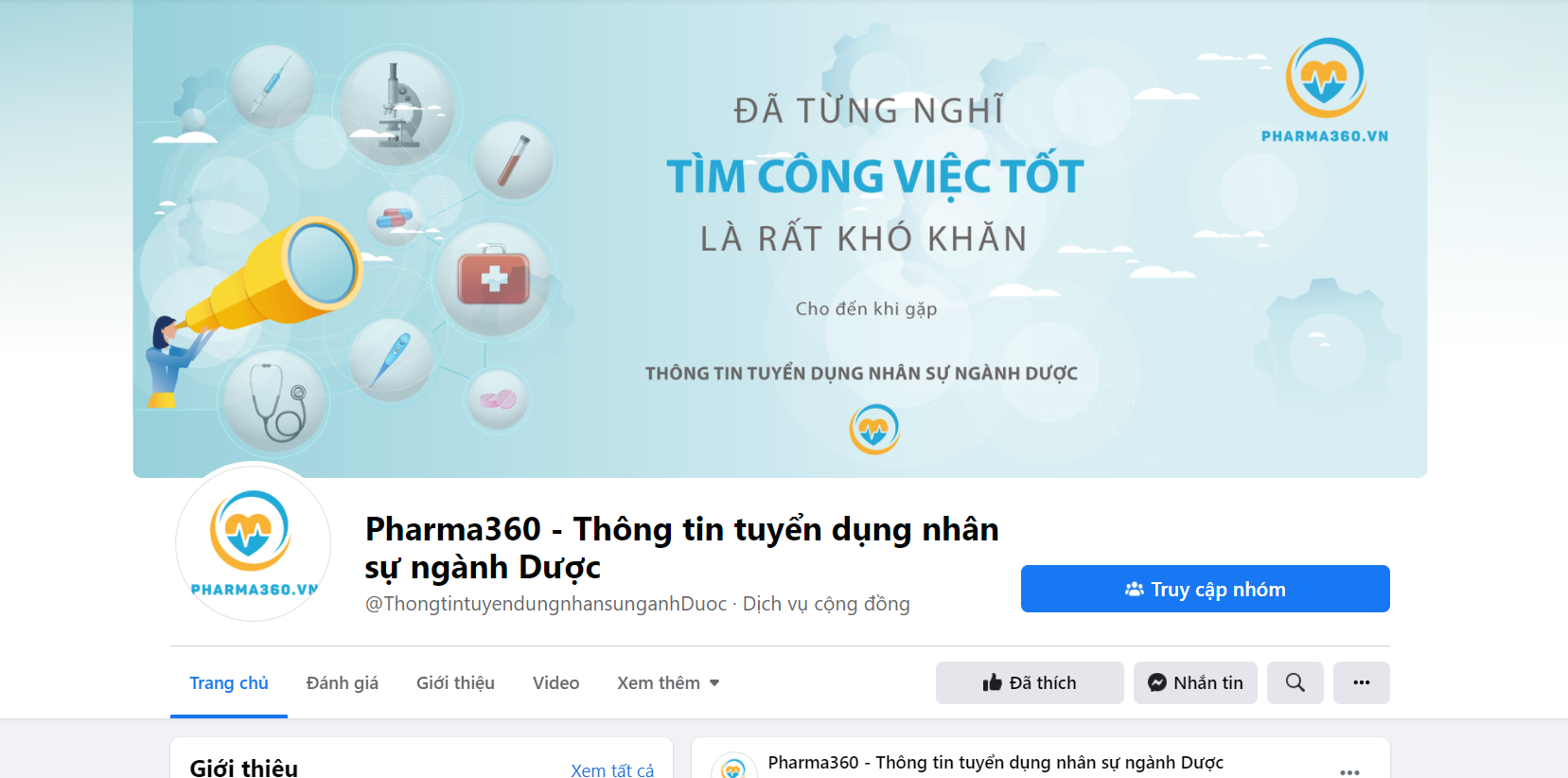 Pharma360 - Kênh thông tin tuyển dụng nhân sự ngành dược