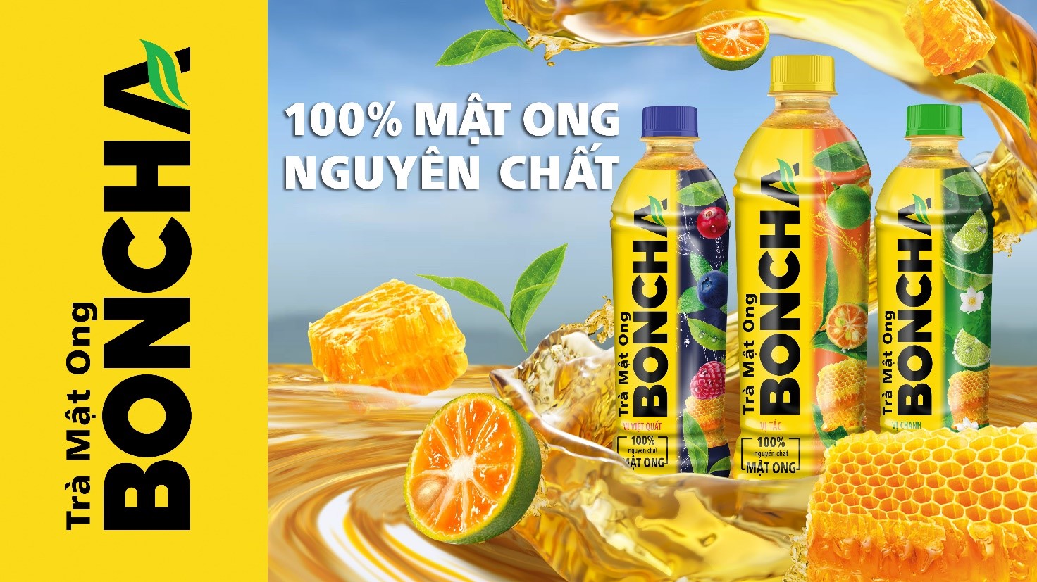 Giải mã sức hút từ trà mật ong Boncha đa vị sáng tạo, thanh mát cuộn trào