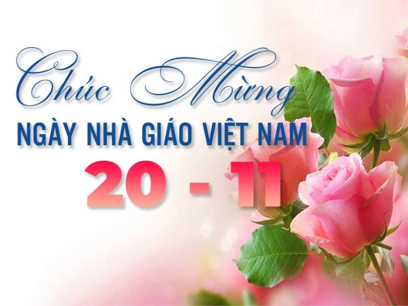 Mẫu Thiệp Chúc Mừng Ngày Nhà Giáo Việt Nam 20 11 Online đẹp