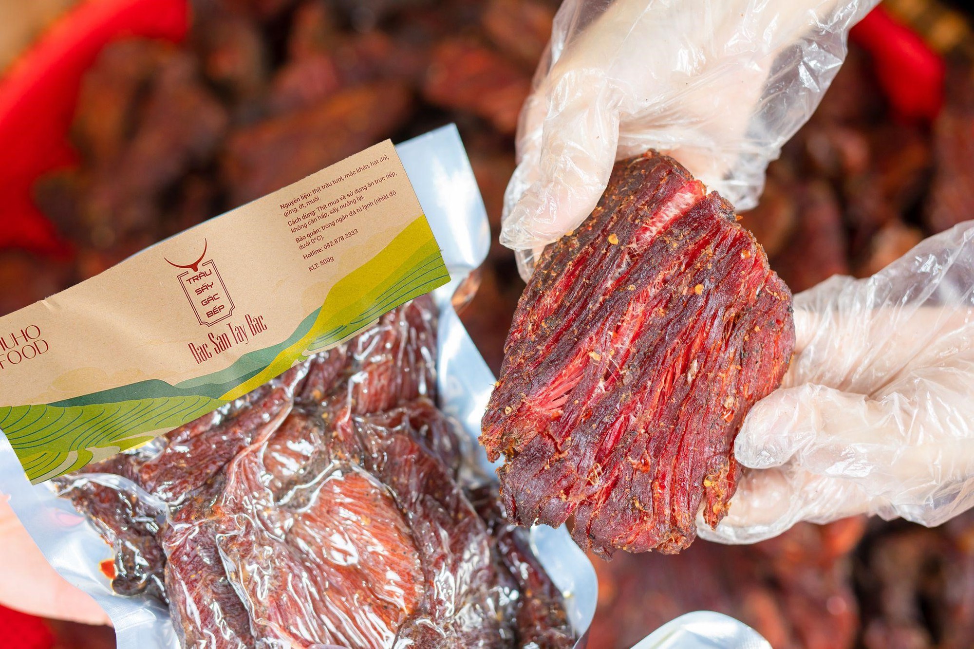 Khám phá bí quyết tạo nên món thịt trâu gác bếp chuẩn vị Tây Bắc