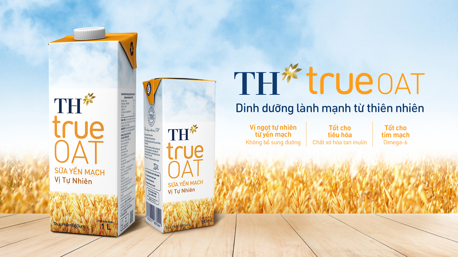 Tập đoàn TH ra mắt sản phẩm Sữa Yến Mạch Vị Tự Nhiên TH true OAT hoàn toàn mới