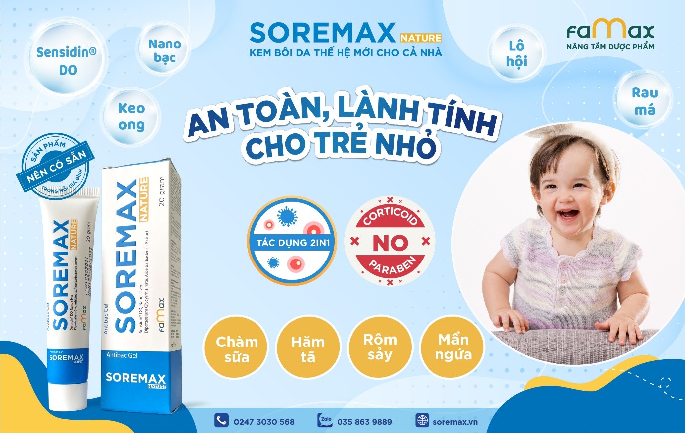 Kem bôi da thế hệ mới cho cả nhà