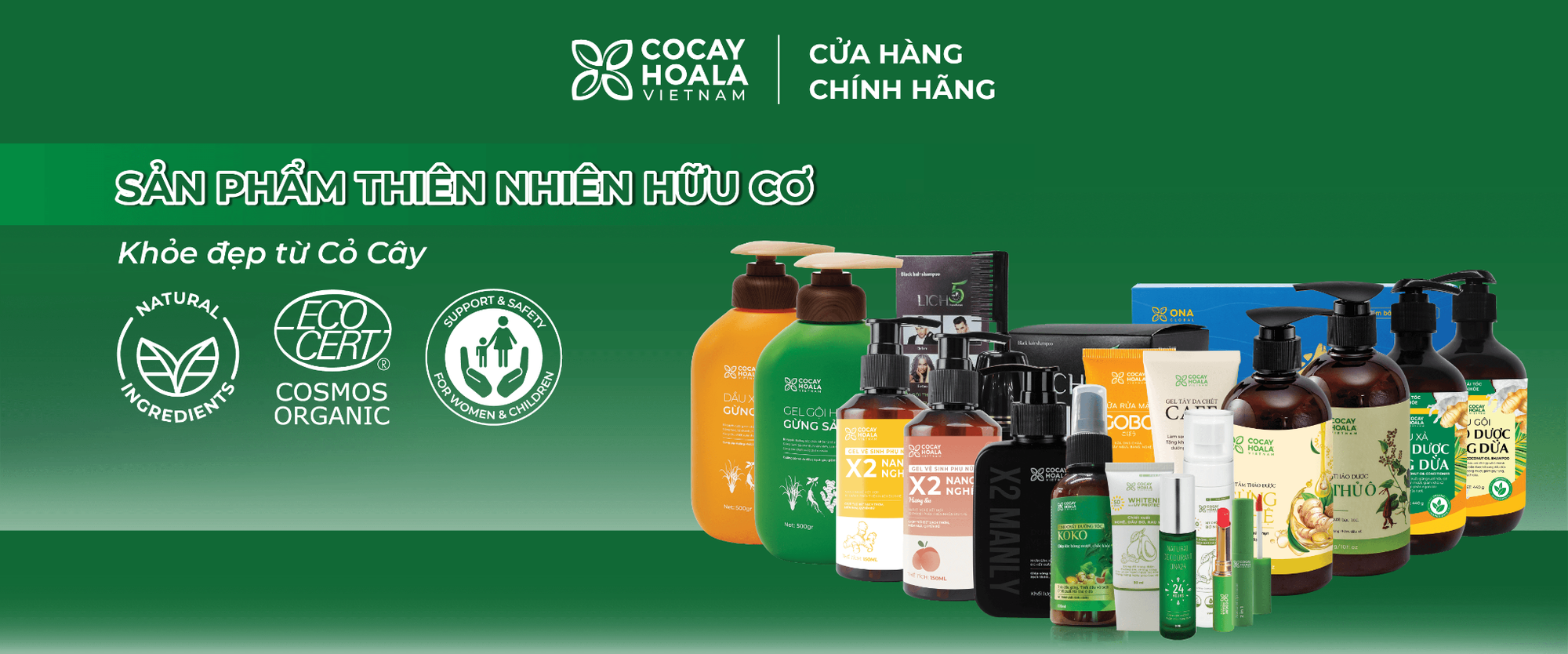 Cỏ Cây Hoa Lá - Thương hiệu tiên phong sử dụng thành phần thiên nhiên ...