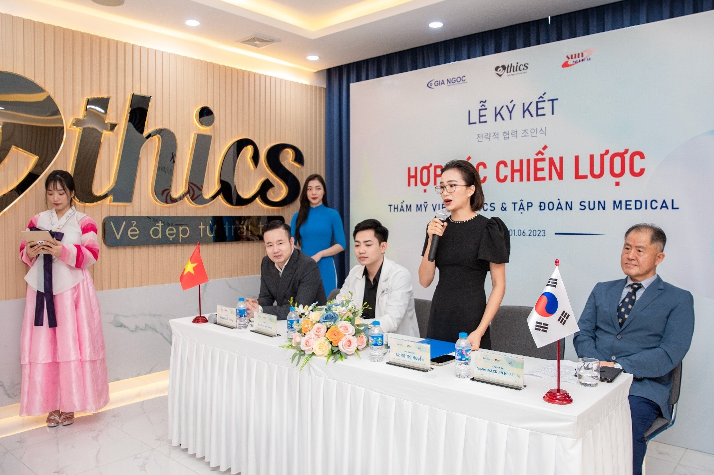 Thẩm mỹ viện Ethics ký kết hợp tác chiến lược với tập đoàn Sun Medical