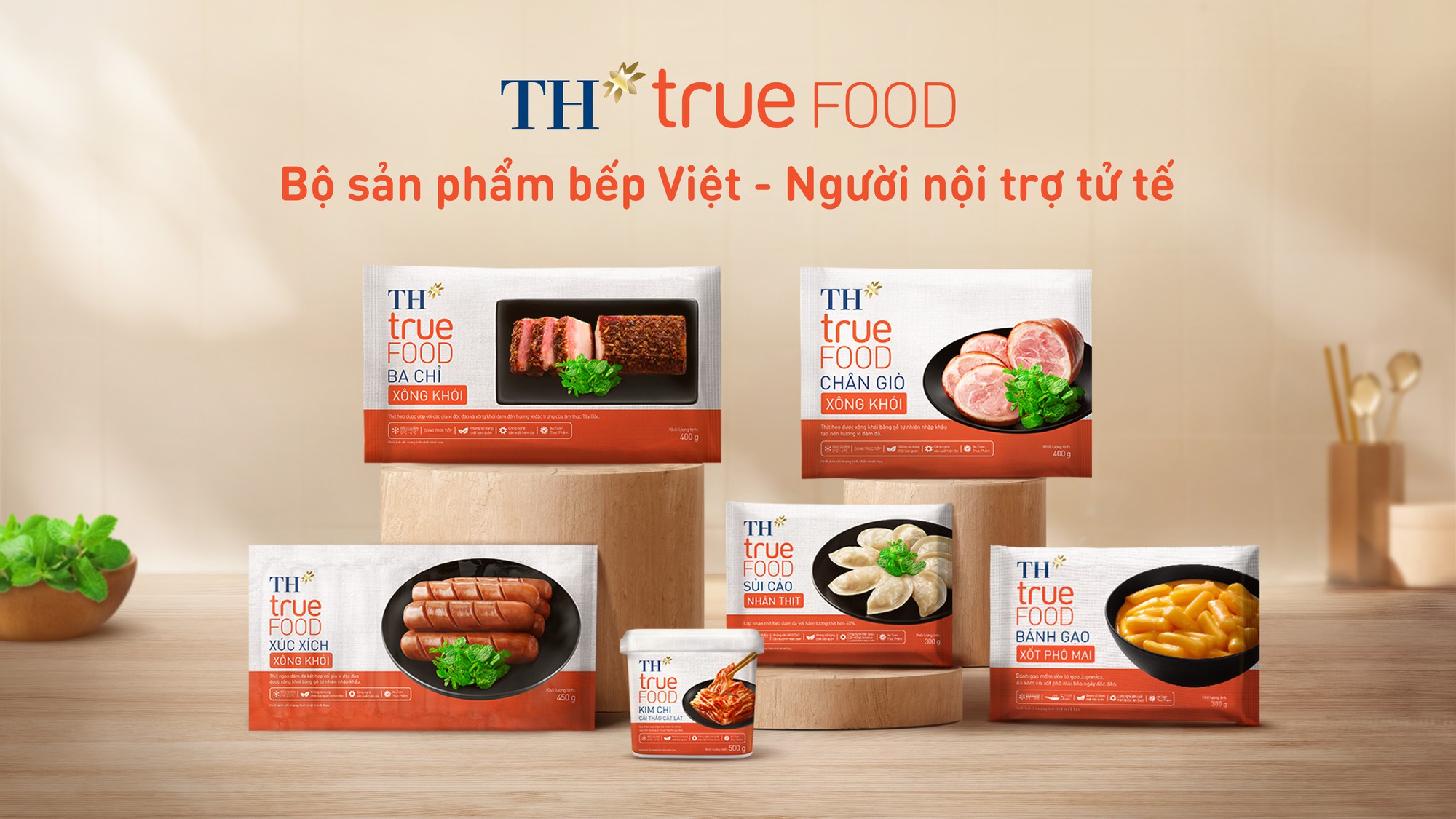 Bộ sản phẩm TH true FOOD: "Người nội trợ tử tế" đồng hành cùng hàng ...