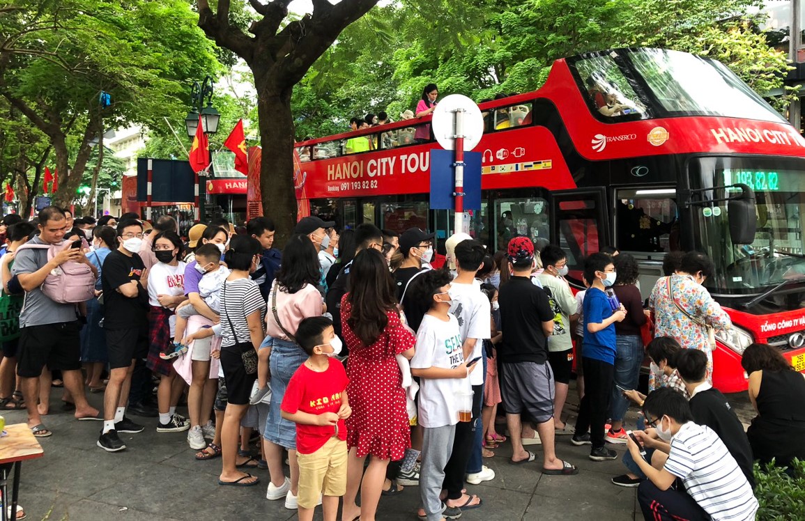 Người dân sẽ được trải nghiệm xe bus 2 tầng miễn phí dịp 2/9