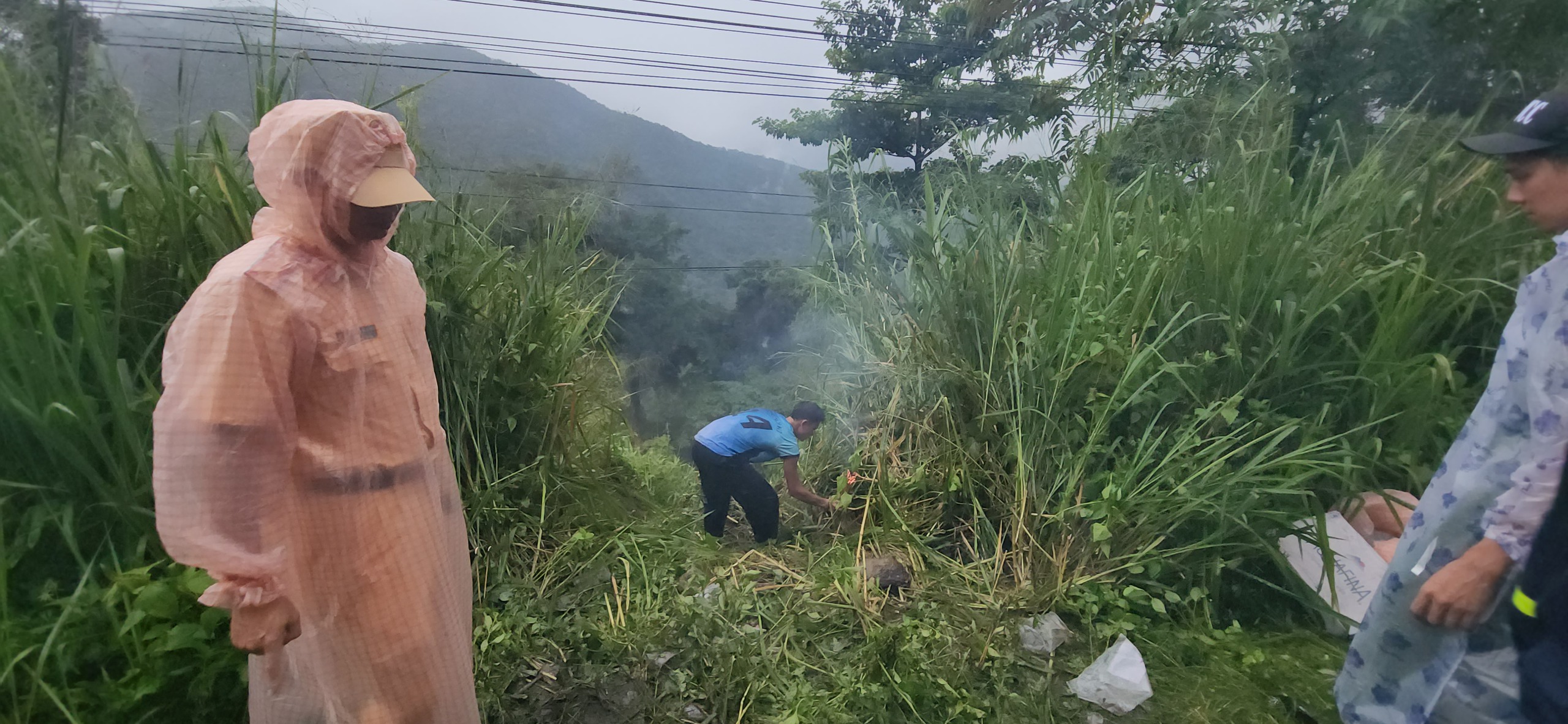 Hiện trường người phụ nữ phi tang thi thể người tình