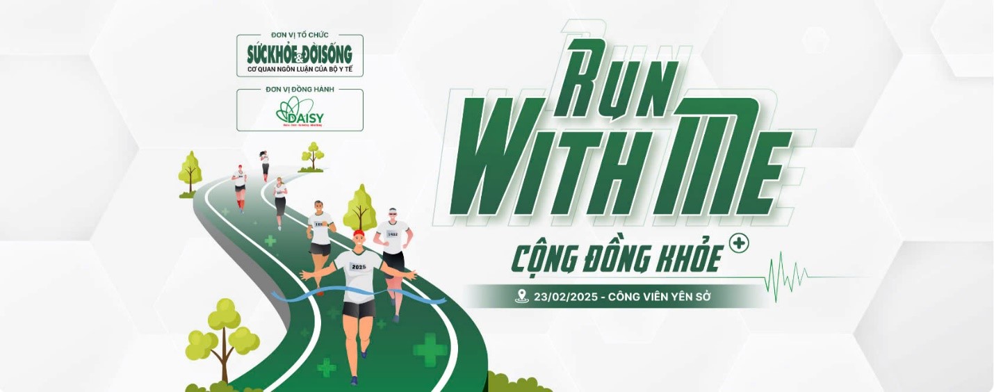 'Run With Me - Cộng Đồng Khỏe' – Chạy để khoẻ và lan toả yêu thương