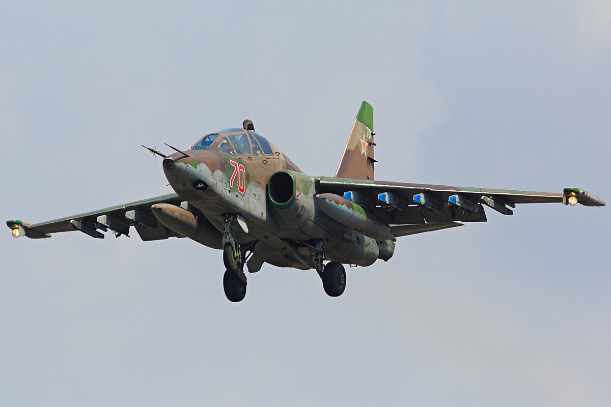 Su-25 Nga tấn công chính xác vào lực lượng vũ trang Ukraine, khu vực Vostok