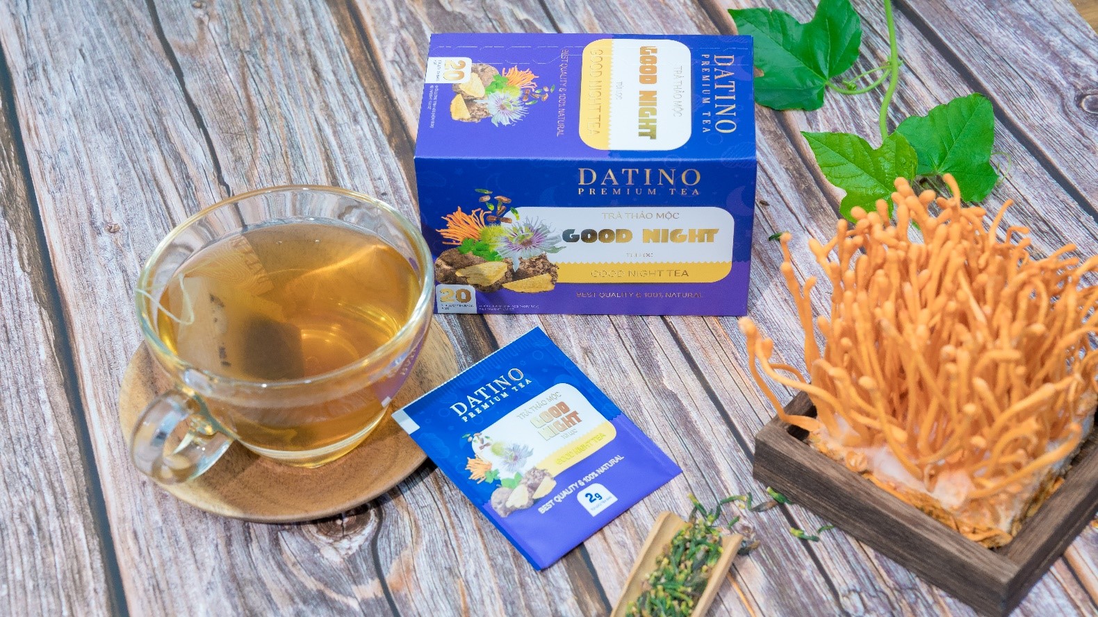 Datino Premium Tea với thông điệp "Giấc ngủ là chìa khóa của thành công ...