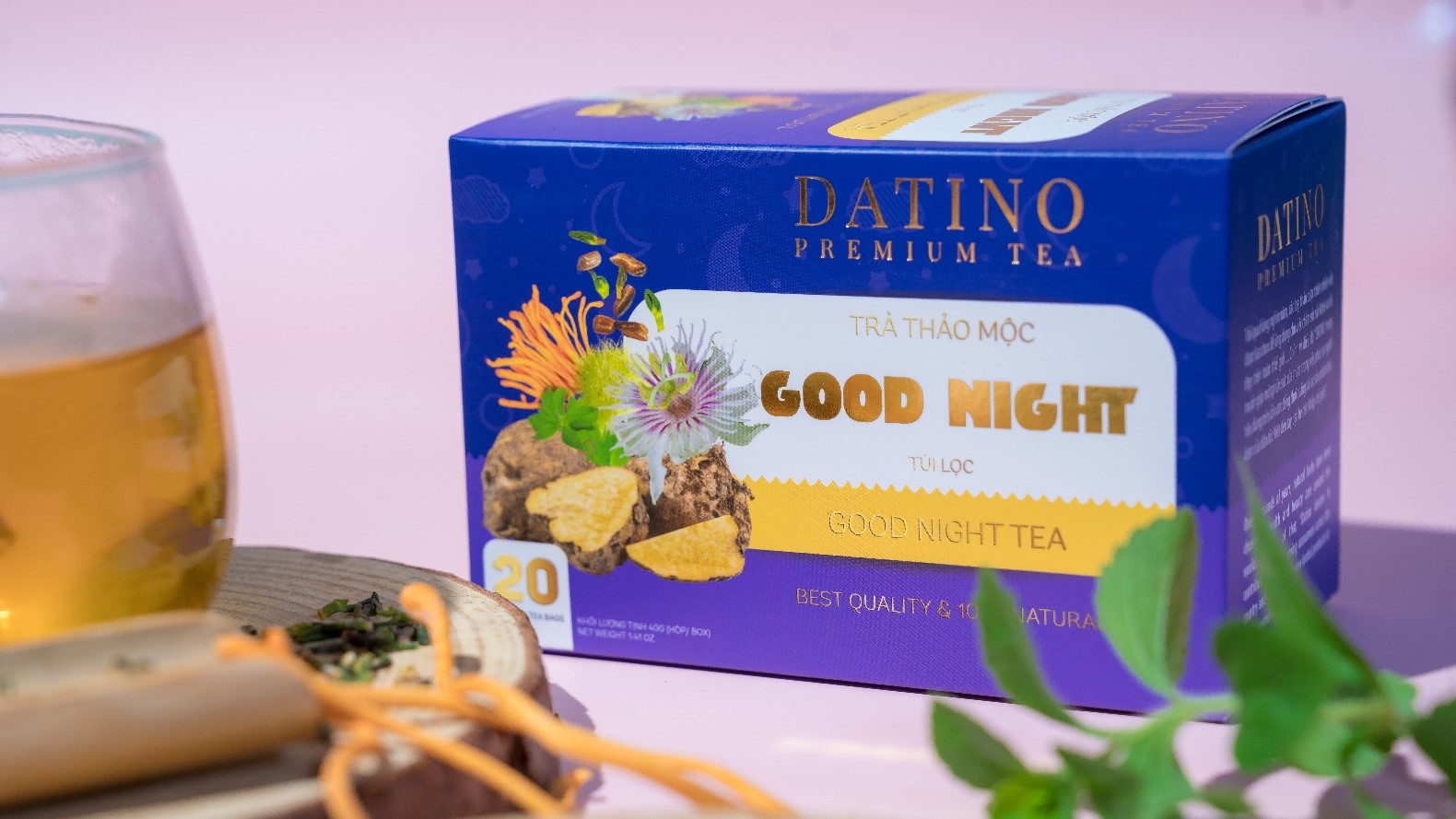 Datino Premium Tea với thông điệp "Giấc ngủ là chìa khóa của thành công ...