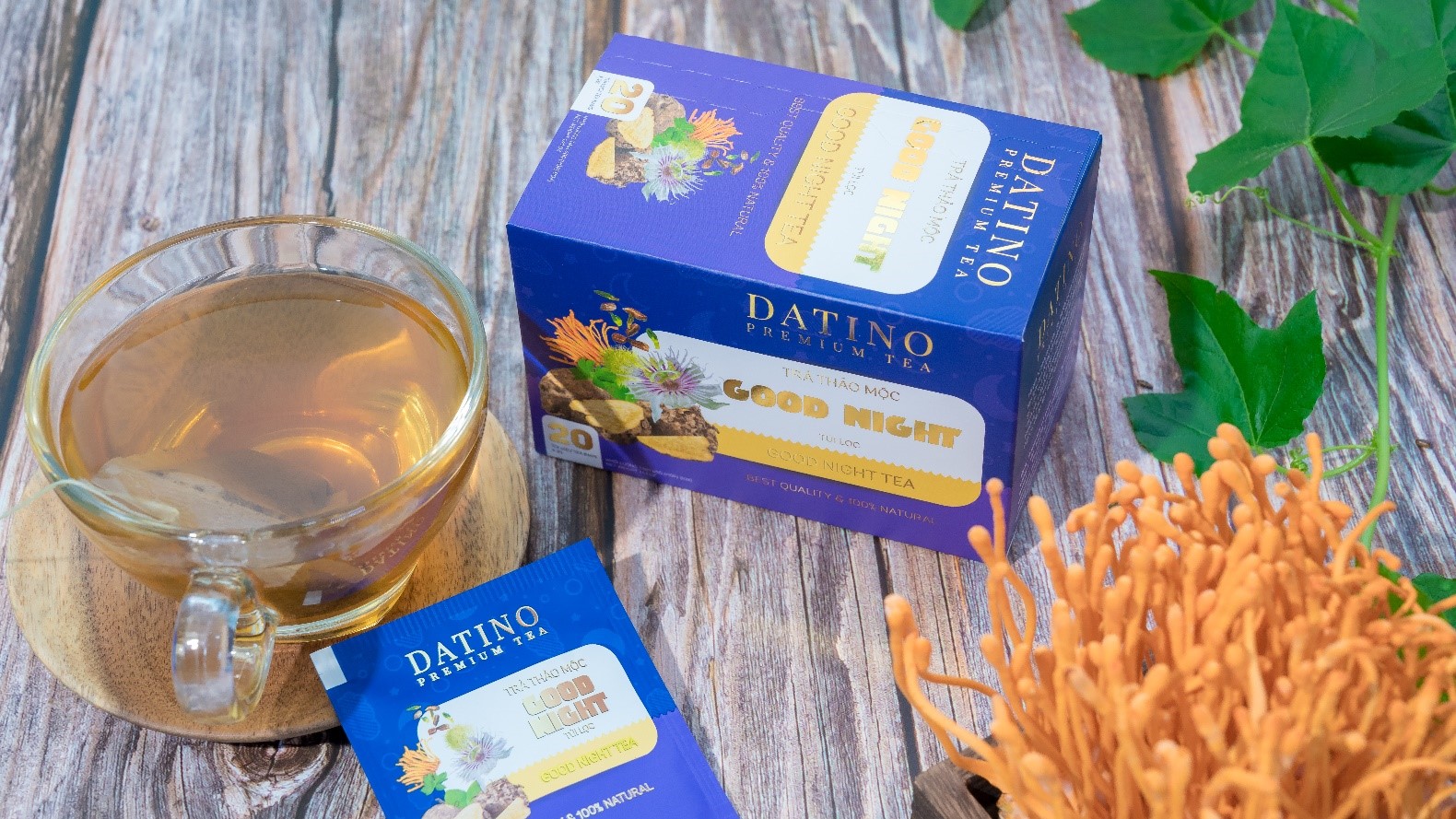Datino Premium Tea với thông điệp "Giấc ngủ là chìa khóa của thành công ...
