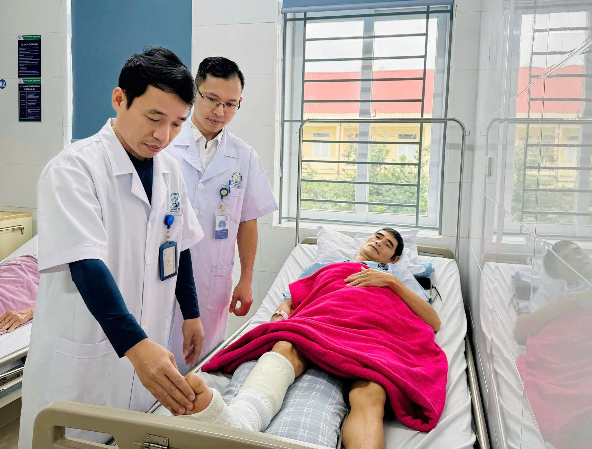 Following two consecutive successful ankle amputation surgeries...