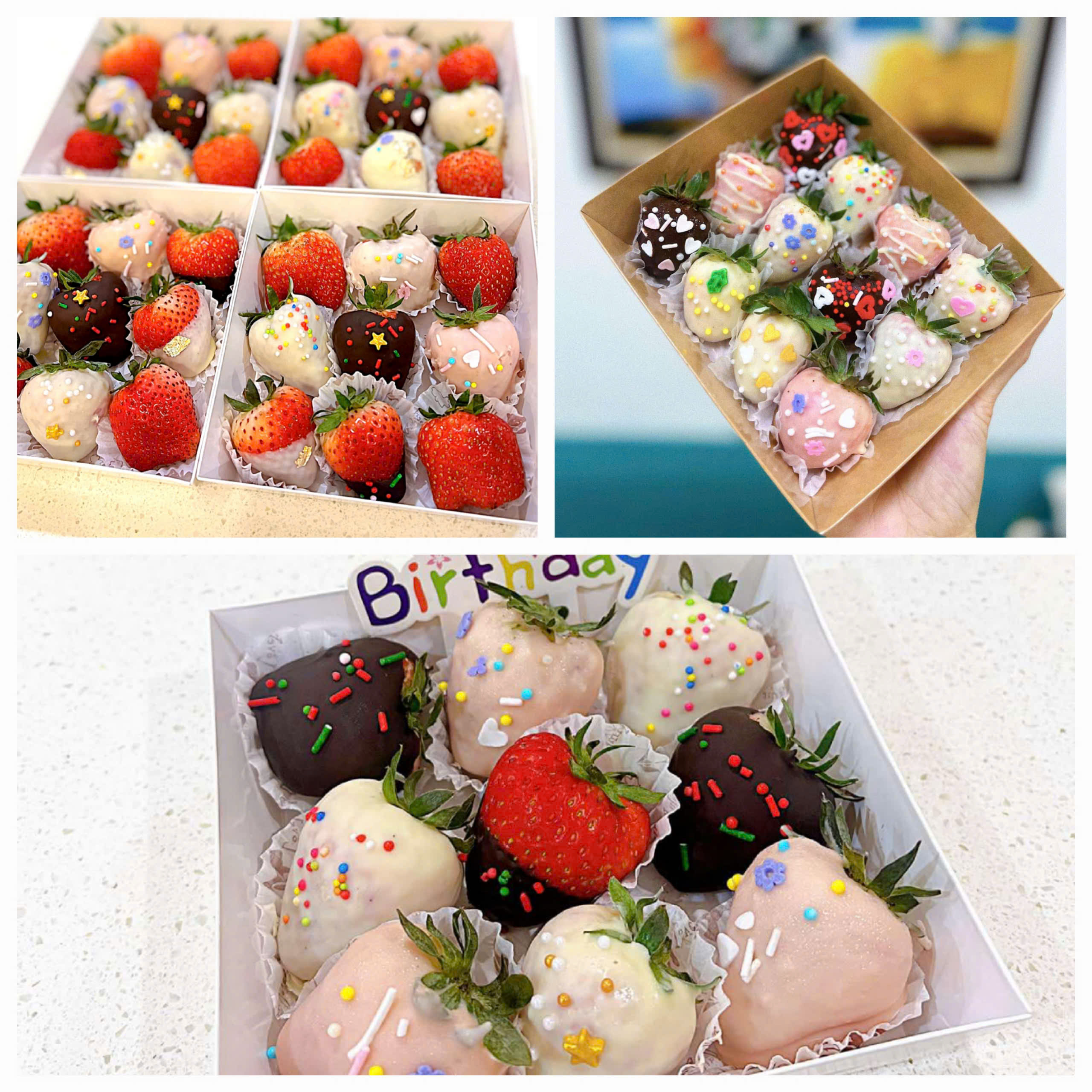 Dâu tây phủ chocolate hút giới trẻ ngày Valentine