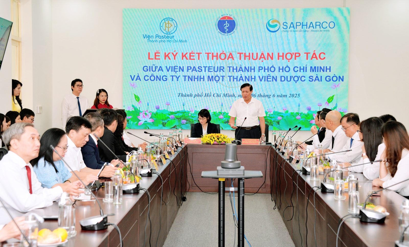 Viện Pasteur TPHCM nâng tầm hợp tác cùng Sapharco