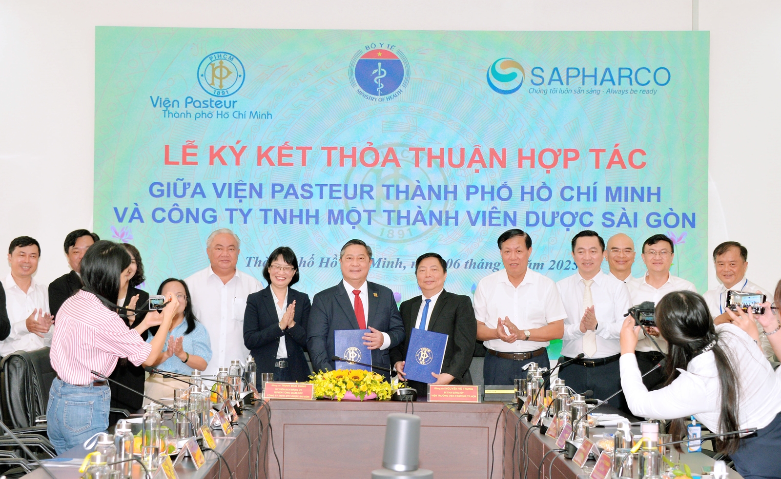 Viện Pasteur TPHCM nâng tầm hợp tác cùng Sapharco