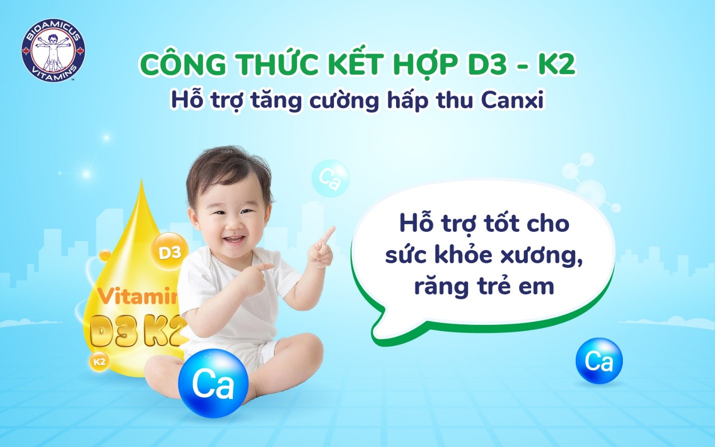 5 lý do D3K2 BioAmicus được tin dùng