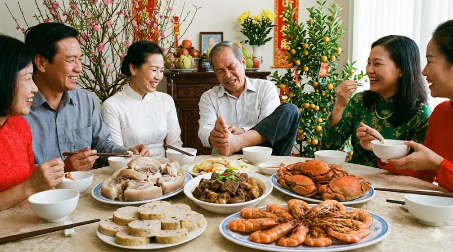 Improper eating habits during Tet (Lunar New Year) can lead to ...