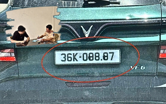 Cái giá phải trả khi dùng biển số giả đối phó phạt nguội