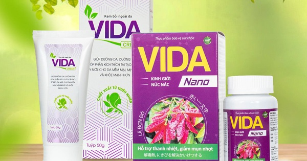 Vida Nano và Vida Cream trong uống ngoài bôi, cặp đôi hoàn hảo