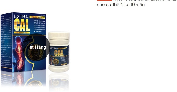 TPBVSK Extra-Cal, An linh đan vi phạm quảng cáo