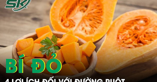 4 lợi ích của bí đỏ với đường ruột