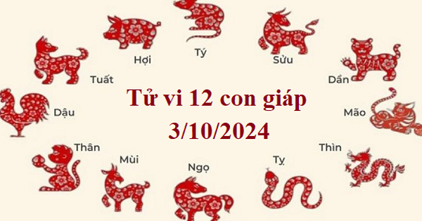 Tử vi 12 con giáp hôm nay 3/10: Dần vận trình tươi sáng, Tỵ thu nhập ...