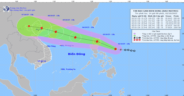 Bão số 11 Matmo đang hướng về Quảng Ninh – Hải Phòng