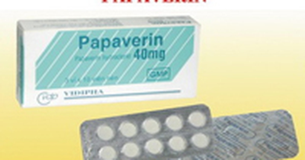 Để an toàn khi dùng thuốc giảm đau papaverin