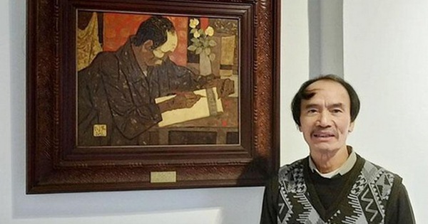 “Chợ Tết” trong tranh con trai thi sĩ Đoàn Văn Cừ